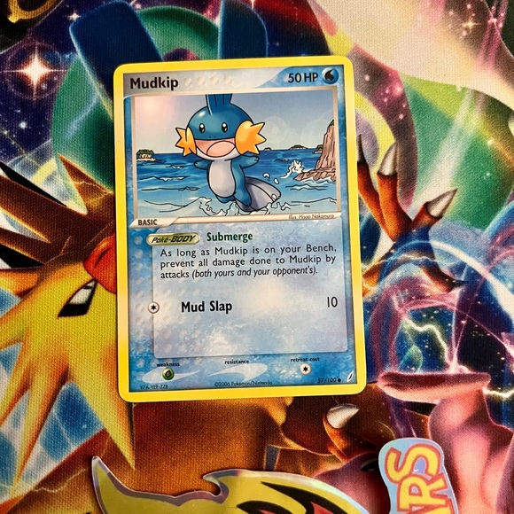 Pokemon | Other | Pokmon Mudkip Ex Crystal Guardian Card 206 | Poshmark